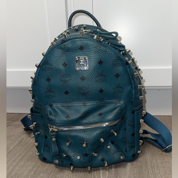 MCM | Bags | Mcm Visetos Medium Stark Stud Backpack | Poshmark
